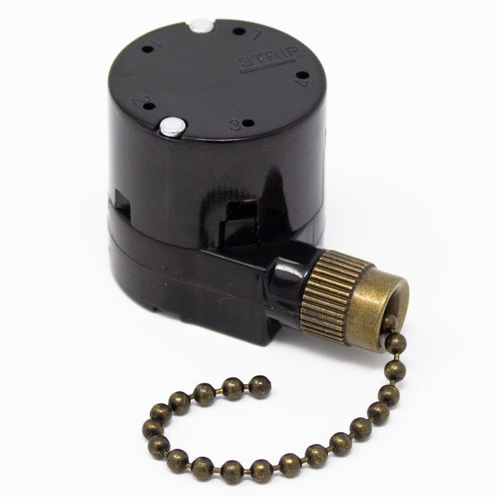 Zing Ear ZE-208s5-1T 5 Wire 4 Speed Fan Switch | UL Approved