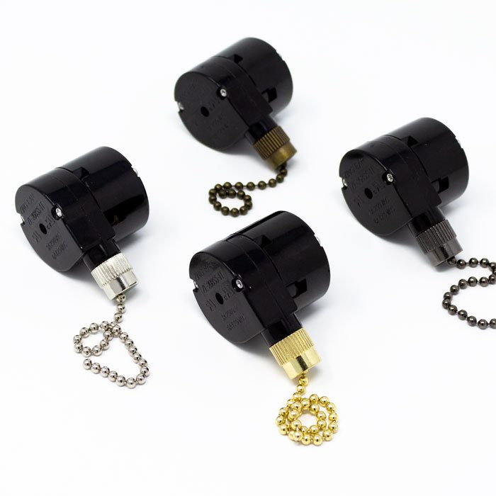 Zing Ear ZE-208s5-1T 5 Wire 4 Speed Fan Switch | UL Approved