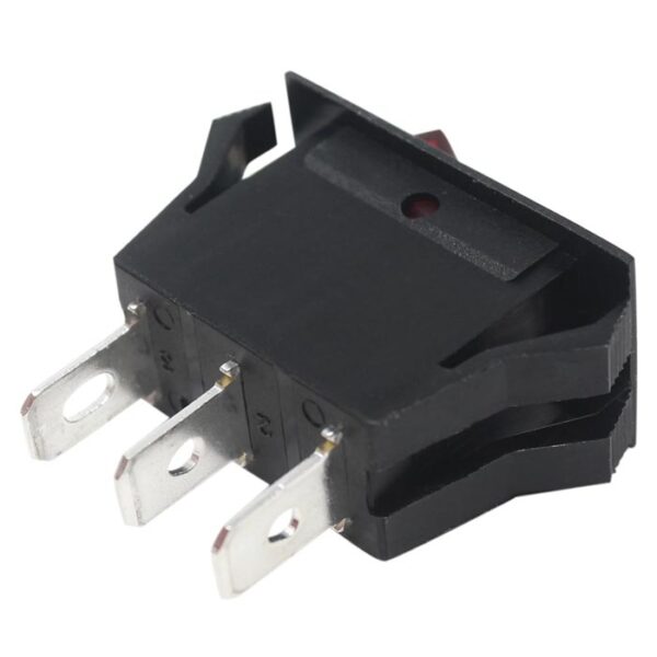 Zing Ear ZE-215 Lighted Rocker Switch 3 Prong Snap-in 15A 120V