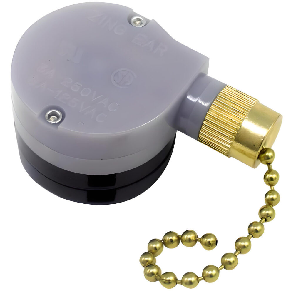 Zing Ear ZE-109 2 Wire Pull Chain Light Switch Replacement