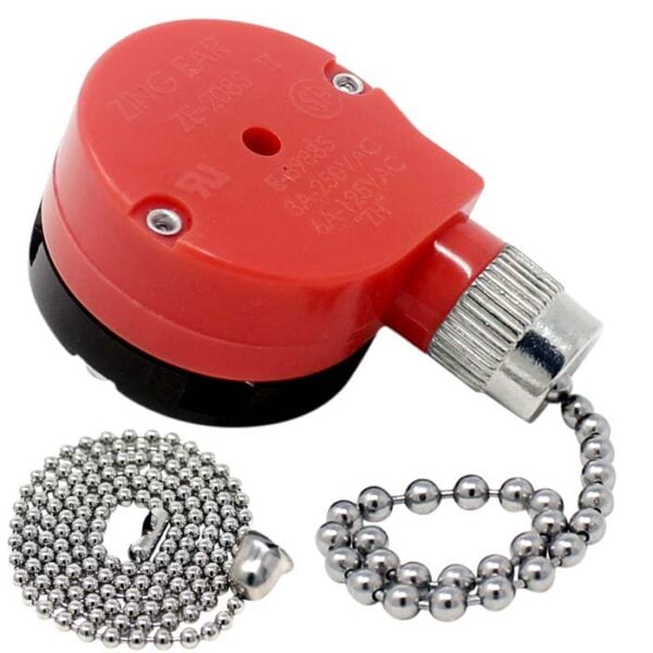 Zing Ear ZE-208s E89885 3 Speed 4 Wire Ceiling Fan Rotary Switch