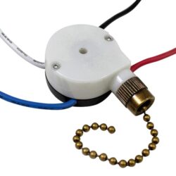 Zing Ear ZE-208s E89885 3 Speed 4 Wire Pull Chain Ceiling Fan Switch