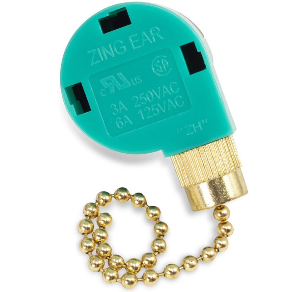 Zing Ear ZE-268S6 3 Speed Ceiling Fan Switch Replacement