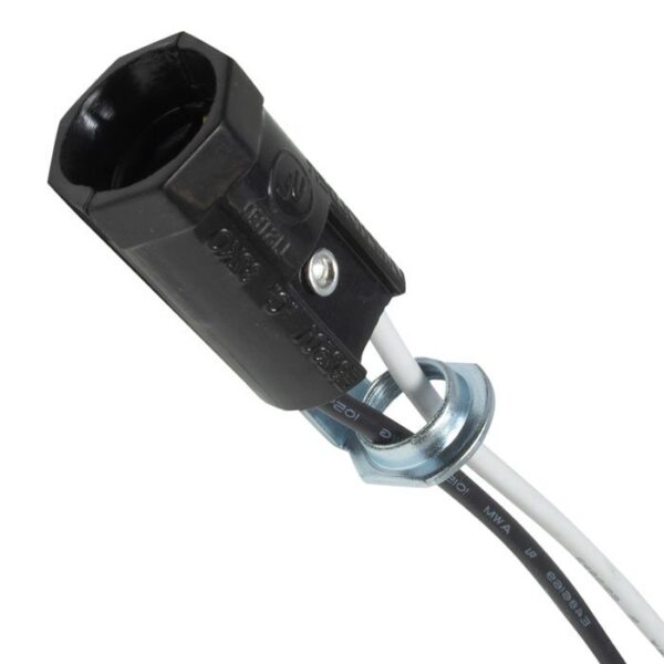 Zing Ear ZE-301B 2-Wire Lamp Holder - 75W 125V