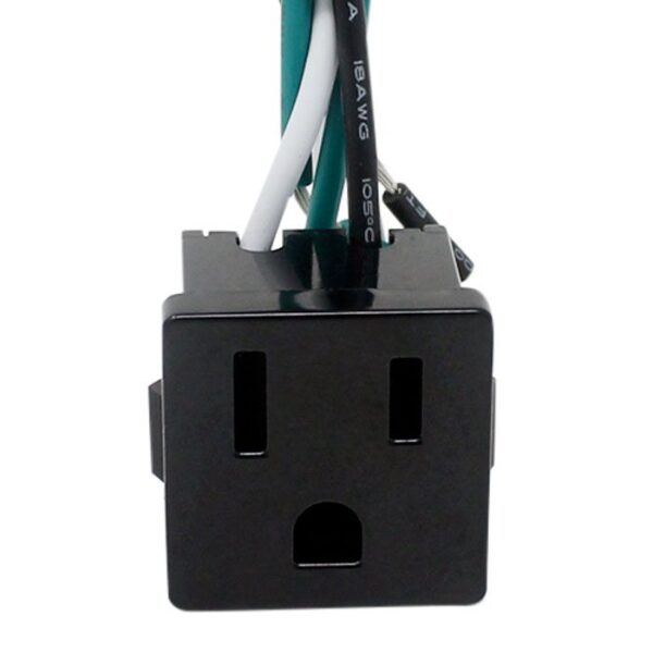 Zing Ear ZE-3B-2 Snap-In Receptacle Power Outlet 15A 125V