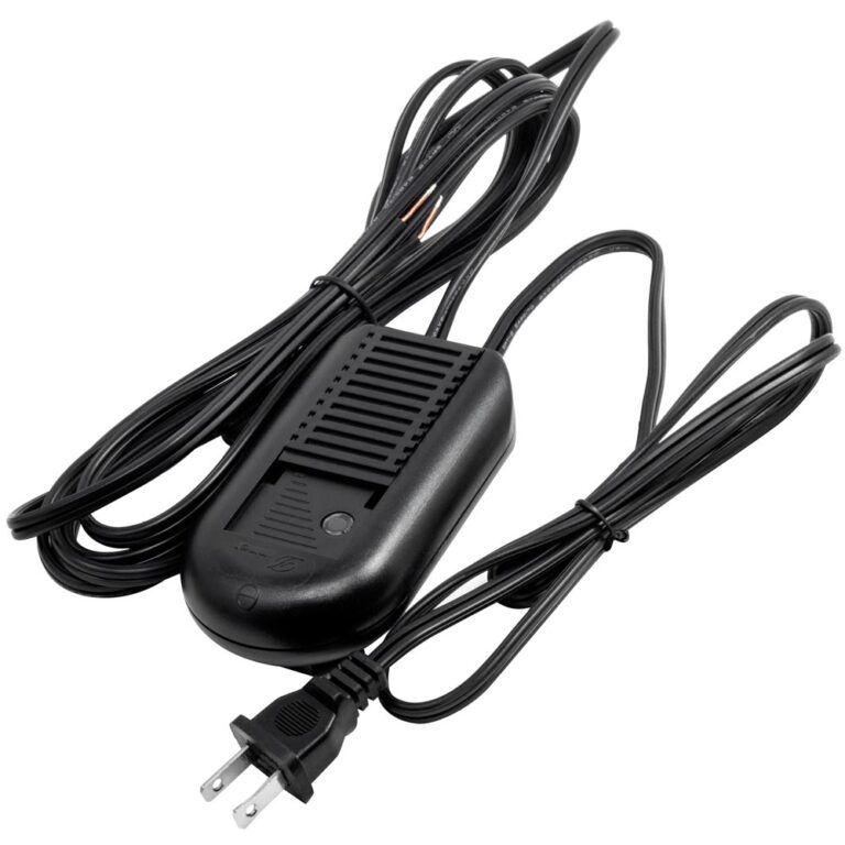 Zing Ear ZE-03 Inline Rotary Table Lamp Dimmer Switch - 300W